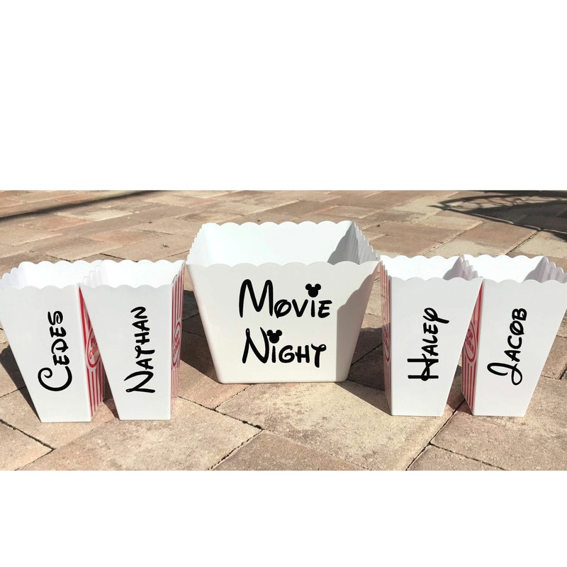 Movie Night Bucket - Etsy