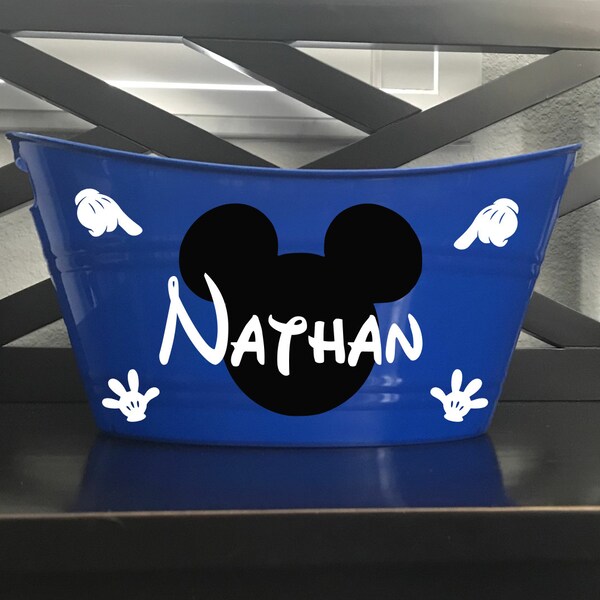 Mickey Mouse Basket - Etsy