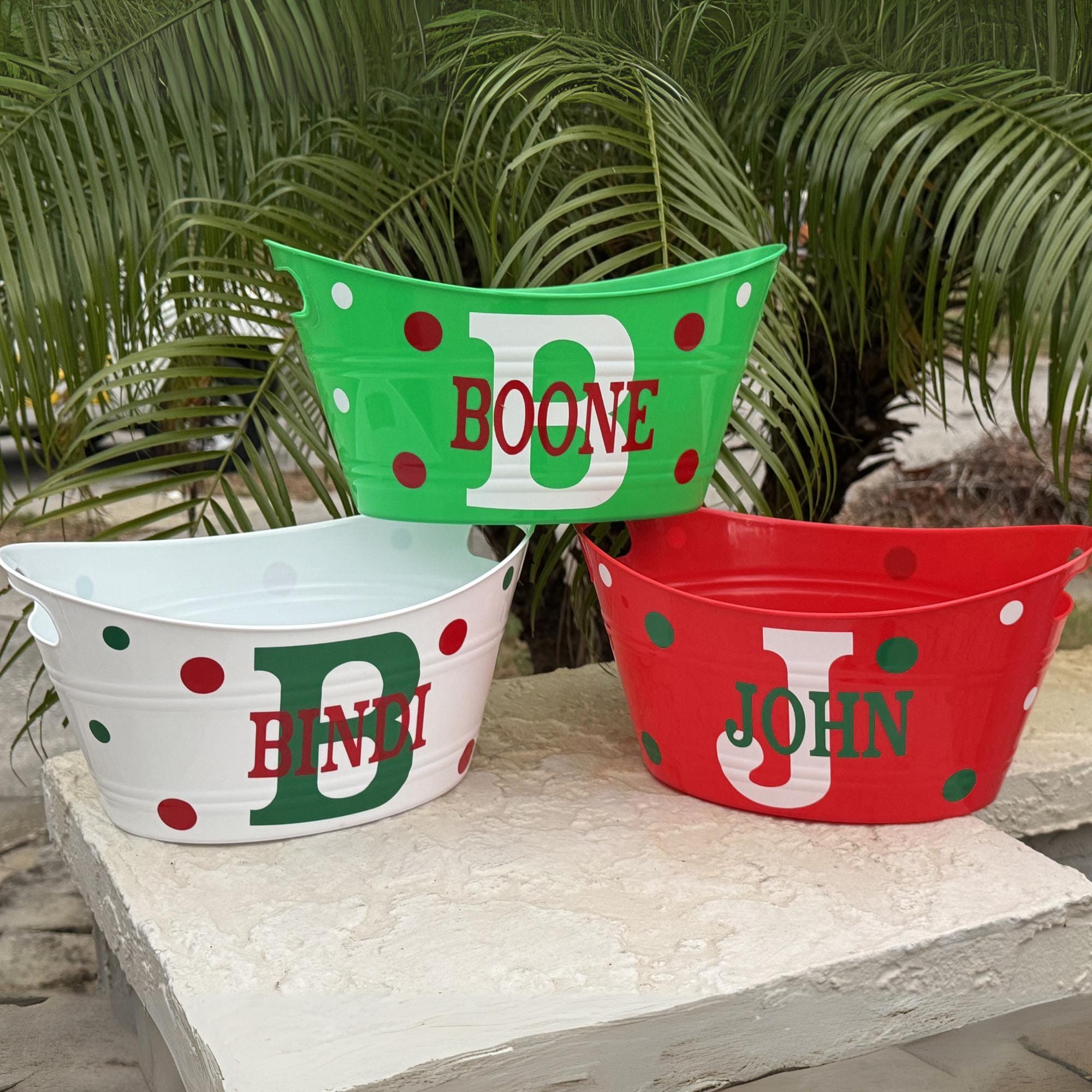 Personalized Christmas Gift Basket Custom Family Gift Holiday Goodie ...