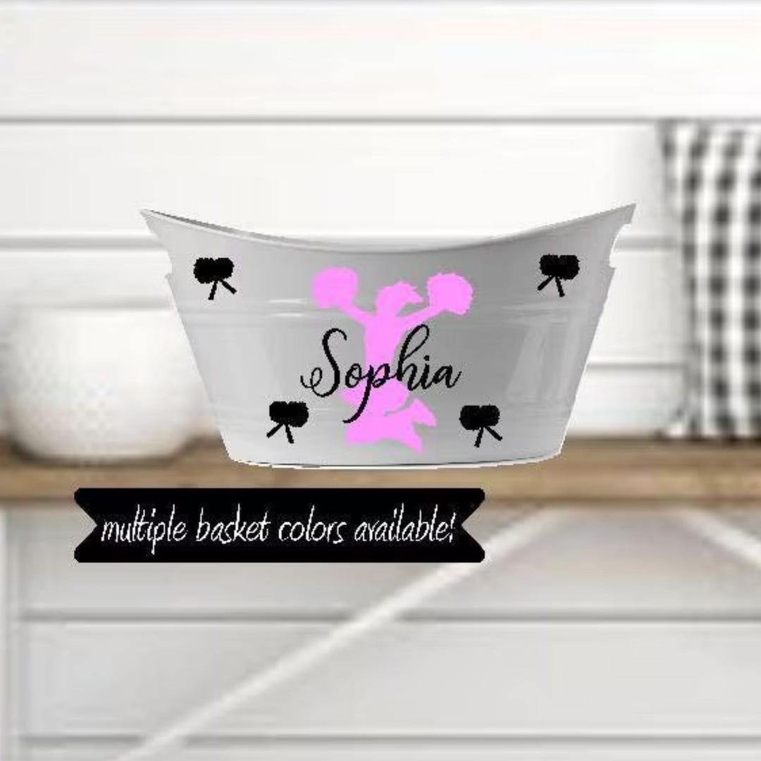 Senior Cheer Basket Personalized Cheer Gift Cheer Competition Gift ...