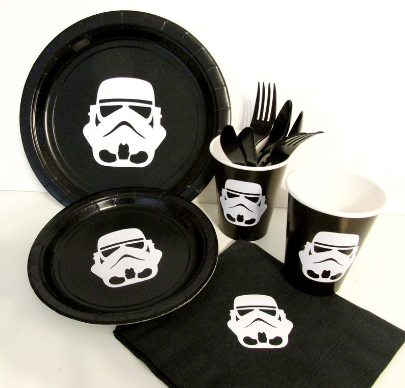 Star Wars Party Decorations Storm Trooper Party Tableware Star - Etsy.de