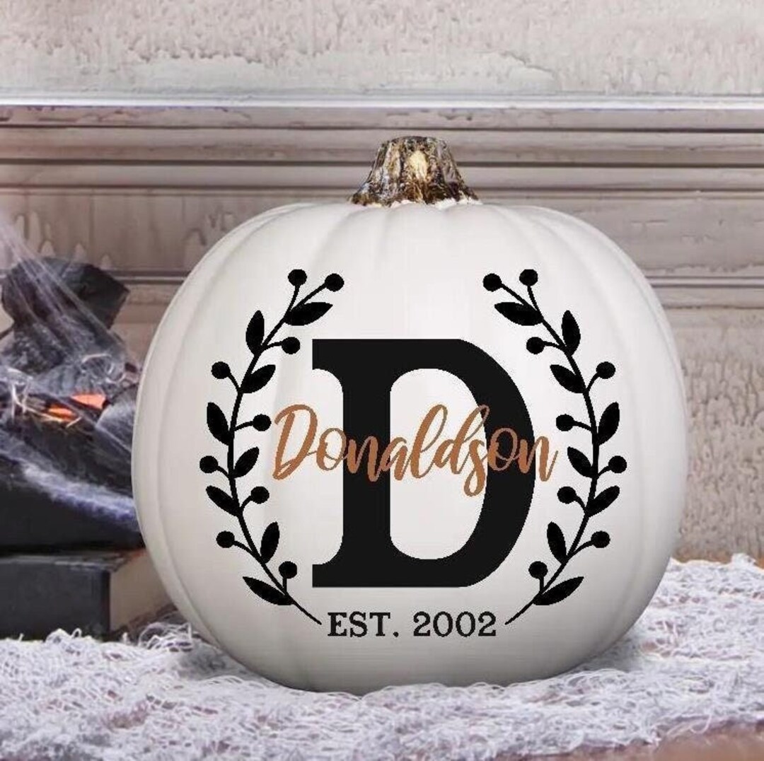 Personalized Pumpkins for Porch Fall Home Decor Custom Pumpkin With ...