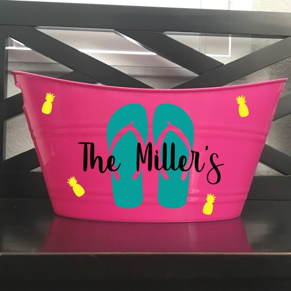 Plastic Flip Flop Bucket - Etsy