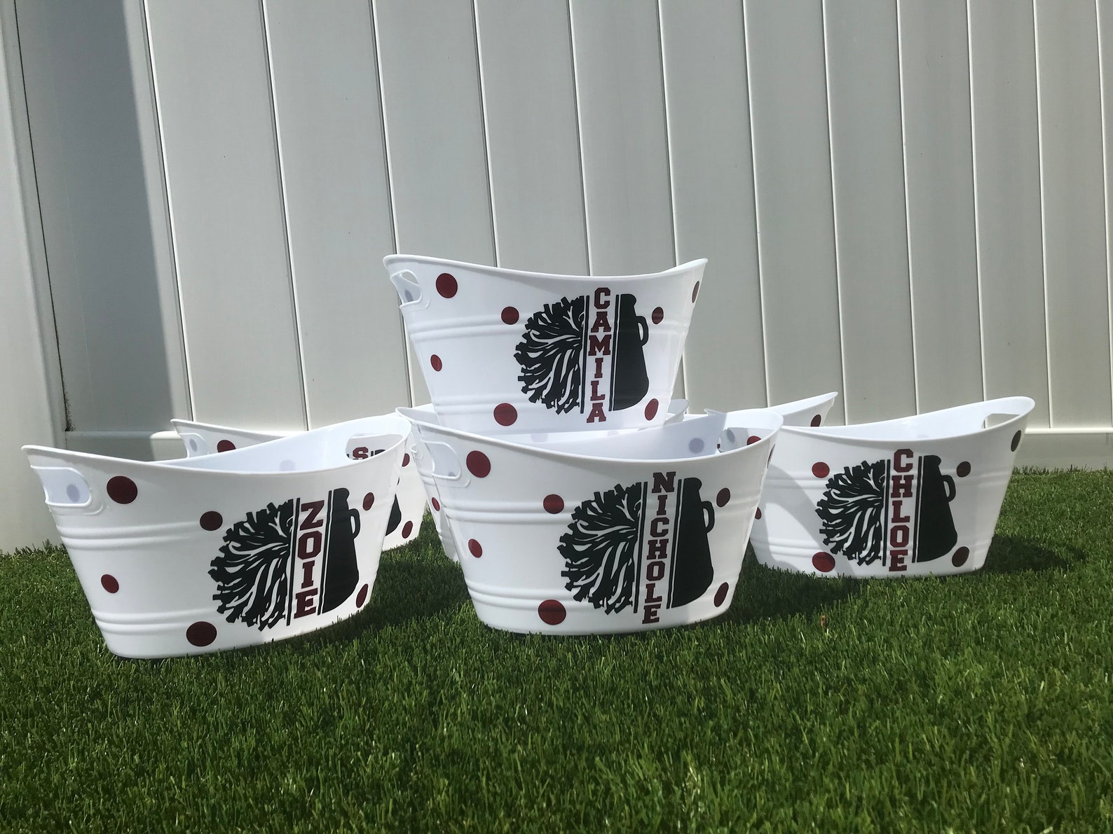 Personalized Gift Basket for Cheer Leader Bucket Senior Night - Etsy