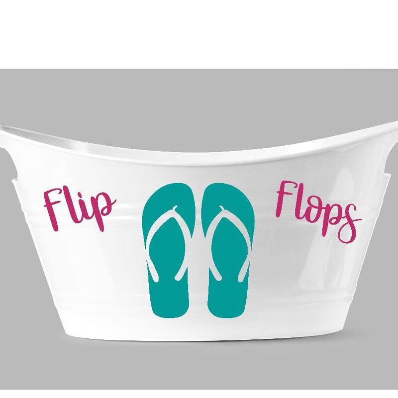 Flip Flop Basket - Etsy