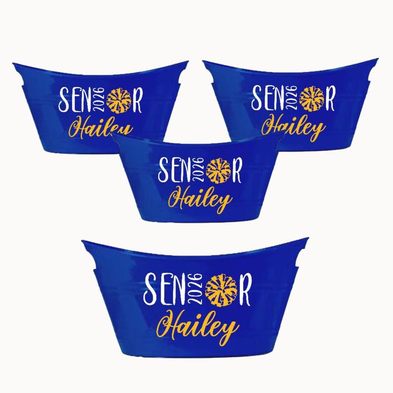 Cheer Senior Night Gift Basket 2026 Cheer Bucket Competition Gift ...