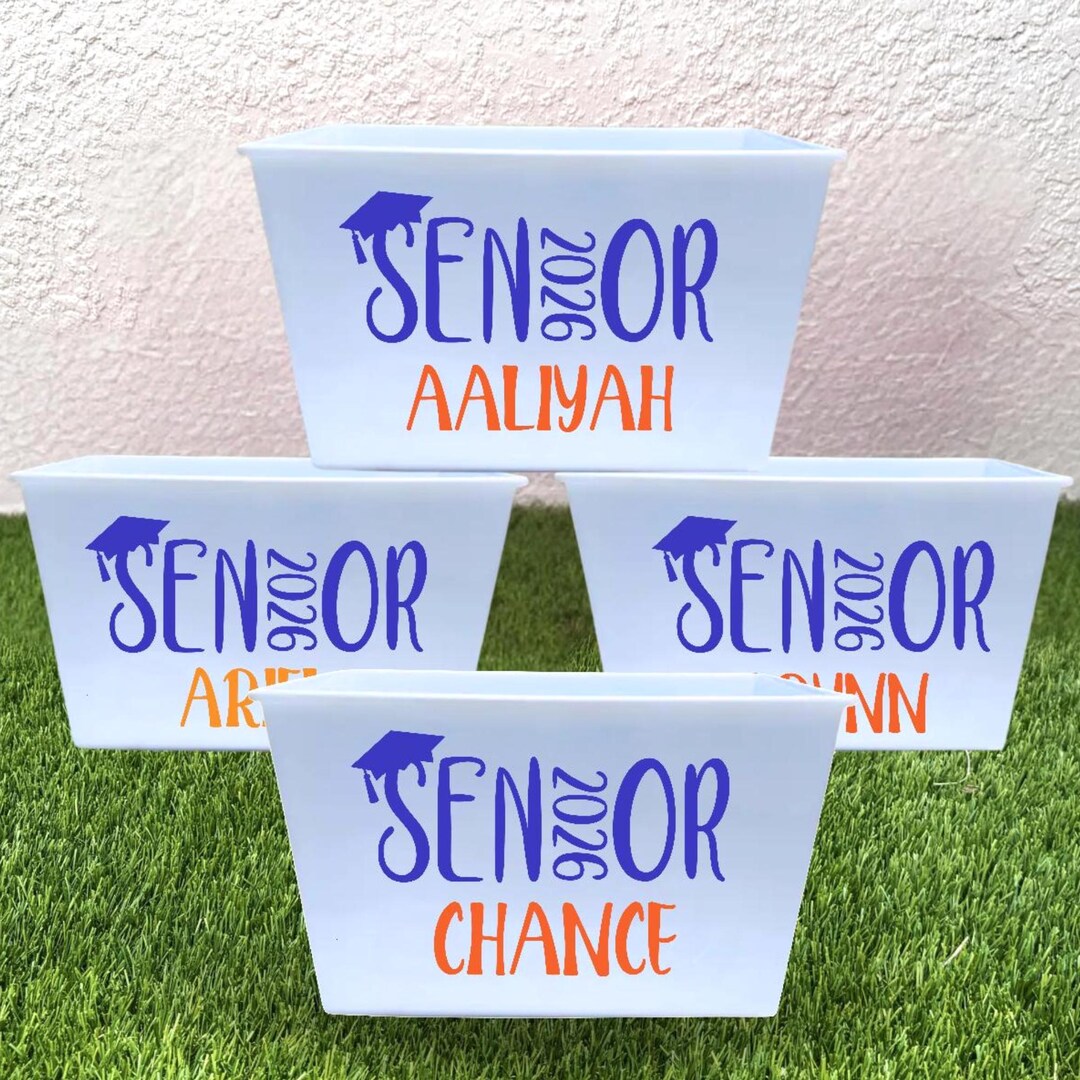 Gift Basket for Senior Graduation Class of 2026 Personalized Bucket ...