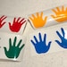 Hand Print Wall Decals 8 Handprint Decals 4 Sets of Hands Handprint ...