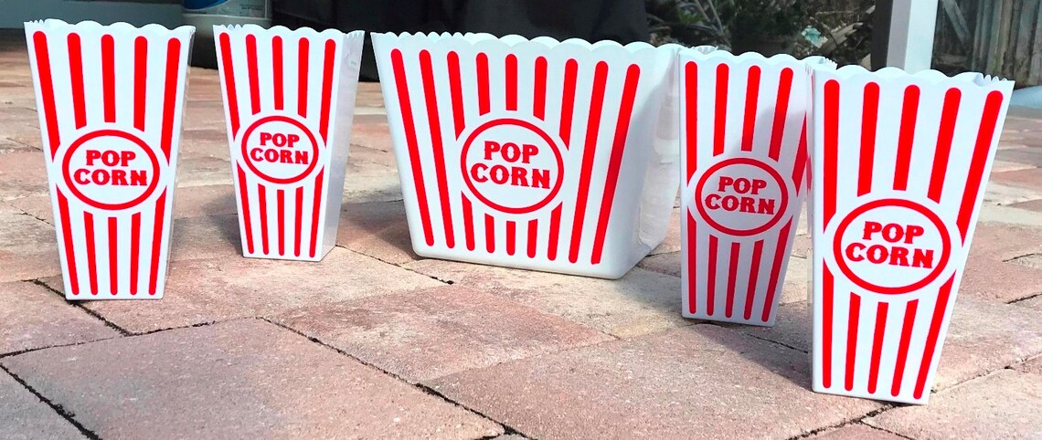 Personalized Popcorn Buckets Custom Christmas Theme Snack - Etsy