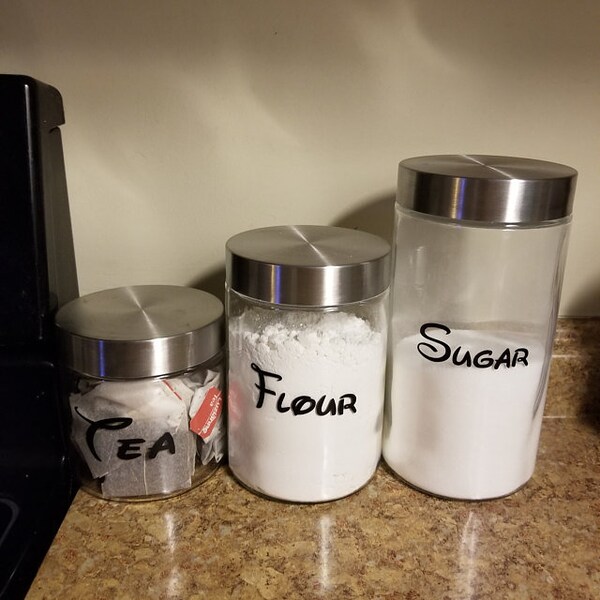 Canister Decal - Etsy