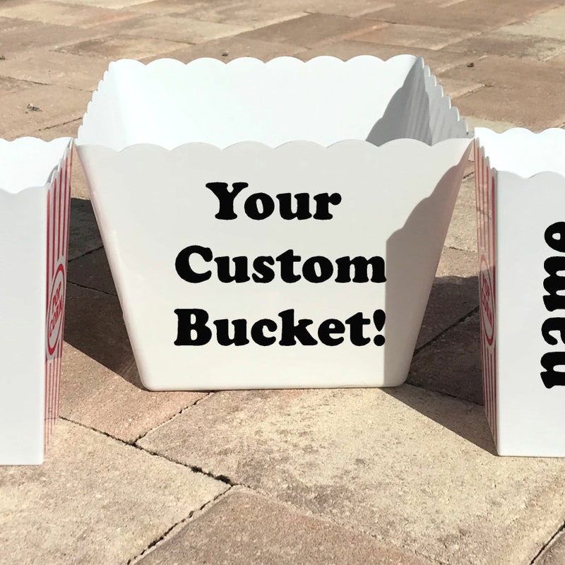 Personalized Popcorn Bucket - Etsy