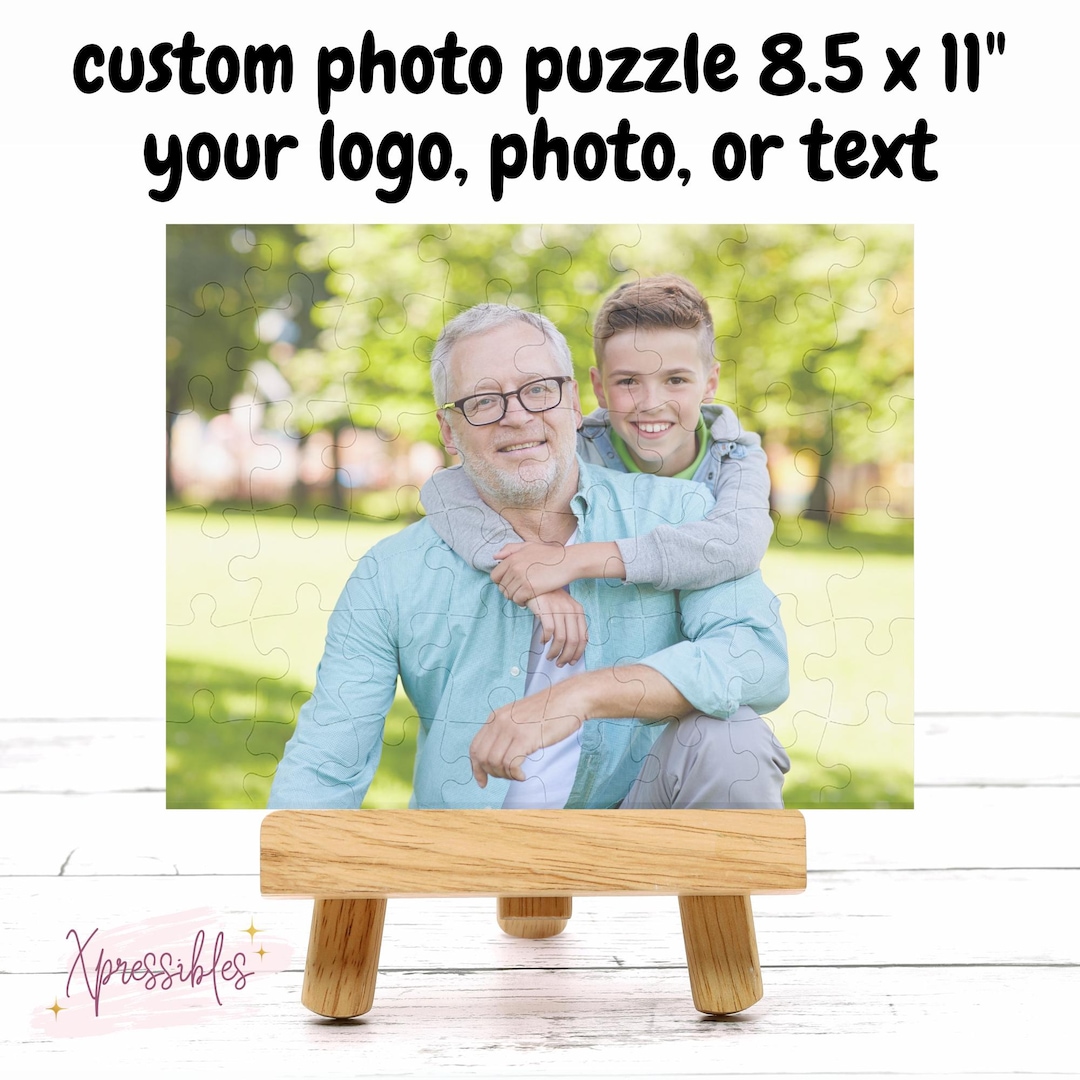 Custom Puzzle Photo Gift Family Picture Puzzle Personalized Jigsaw ...