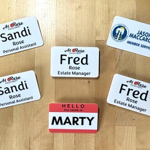 Custom Name Badges for Event Bulk Group Name Badges Magnetic Badges ...