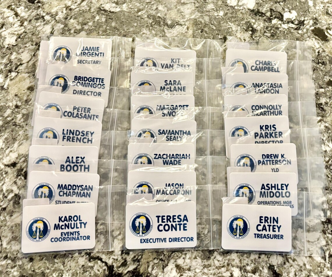 Youth Greeter Badges Custom Magnetic Ward Name Badges Bulk Group ID ...