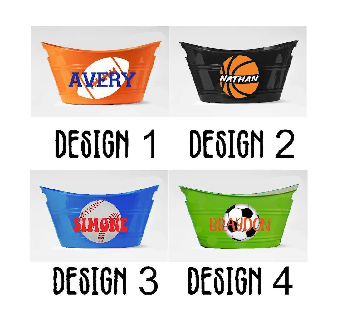 Personalized Sports Basket Football Gift Baseball Gift Soccer Gift ...