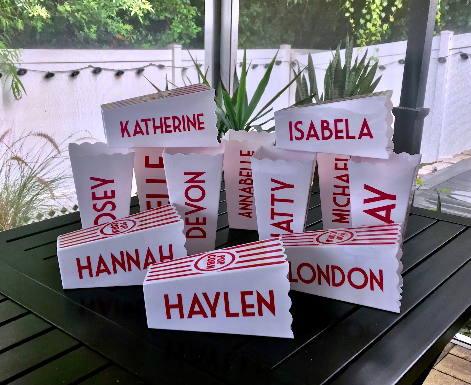 Personalized Popcorn Containers Individual Popcorn Cups Popcorn Gift ...