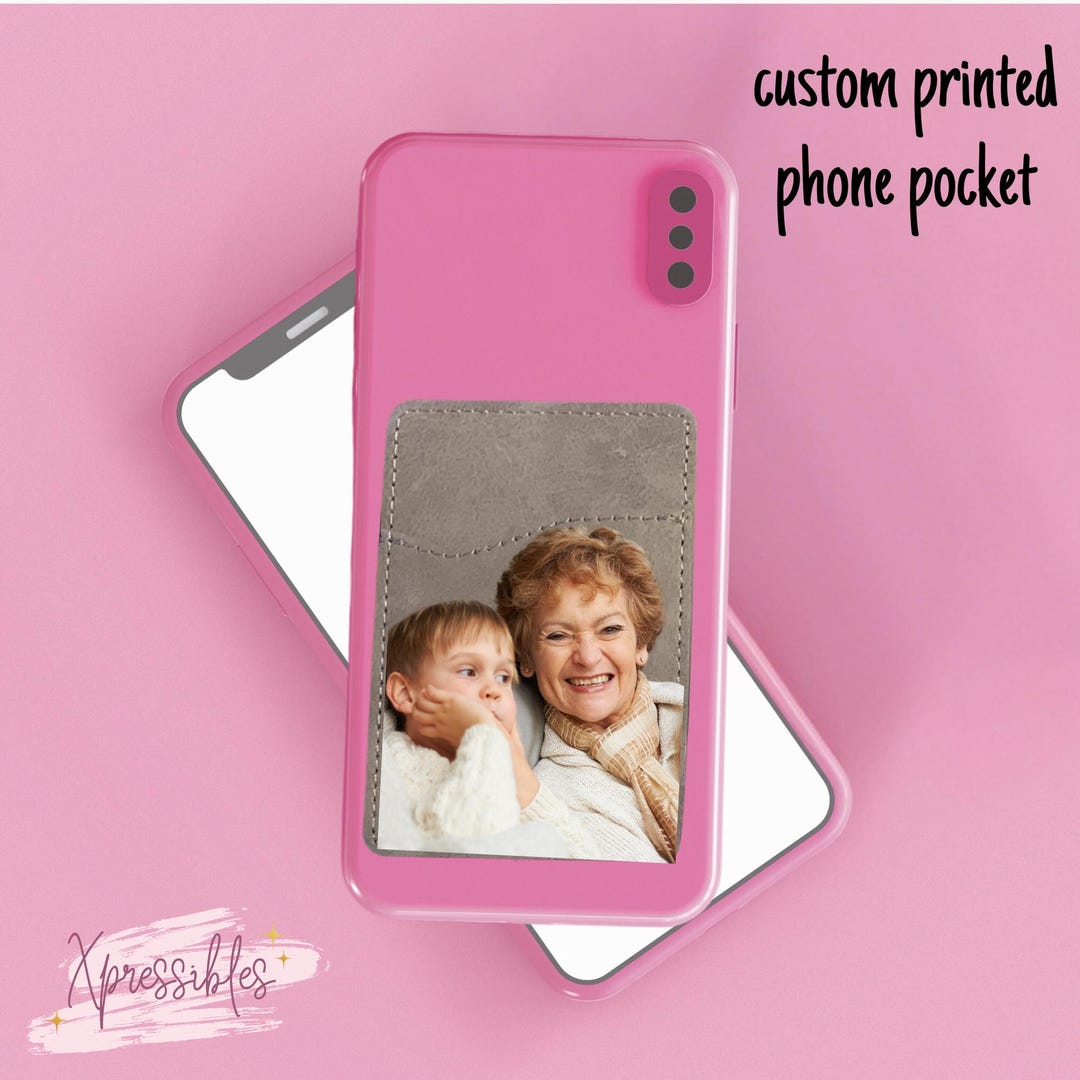 Custom Phone Wallet Personalized Photo Wallet Stick on Wallet Custom ...