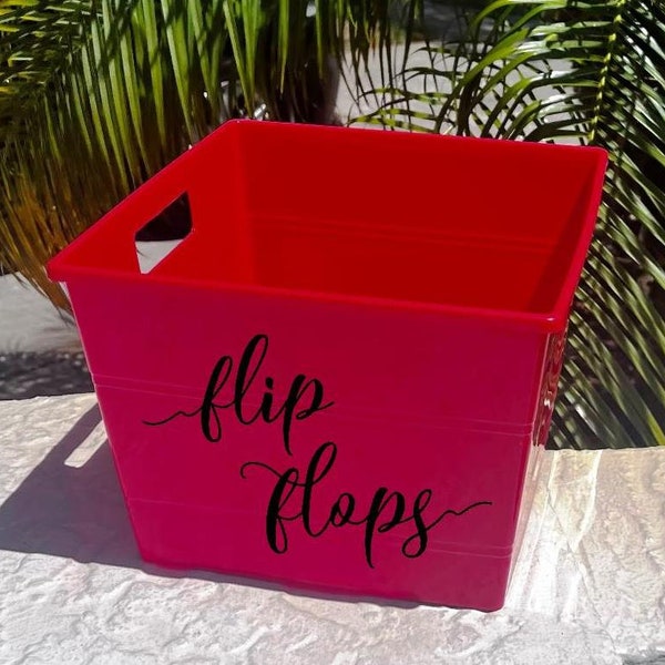 Flip Flop Basket - Etsy