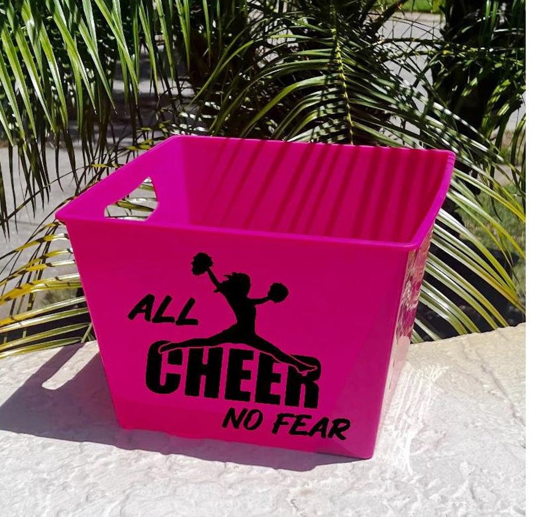Cheer Leading Gift Basket All Cheer No Fear Cheer Competition Gift ...