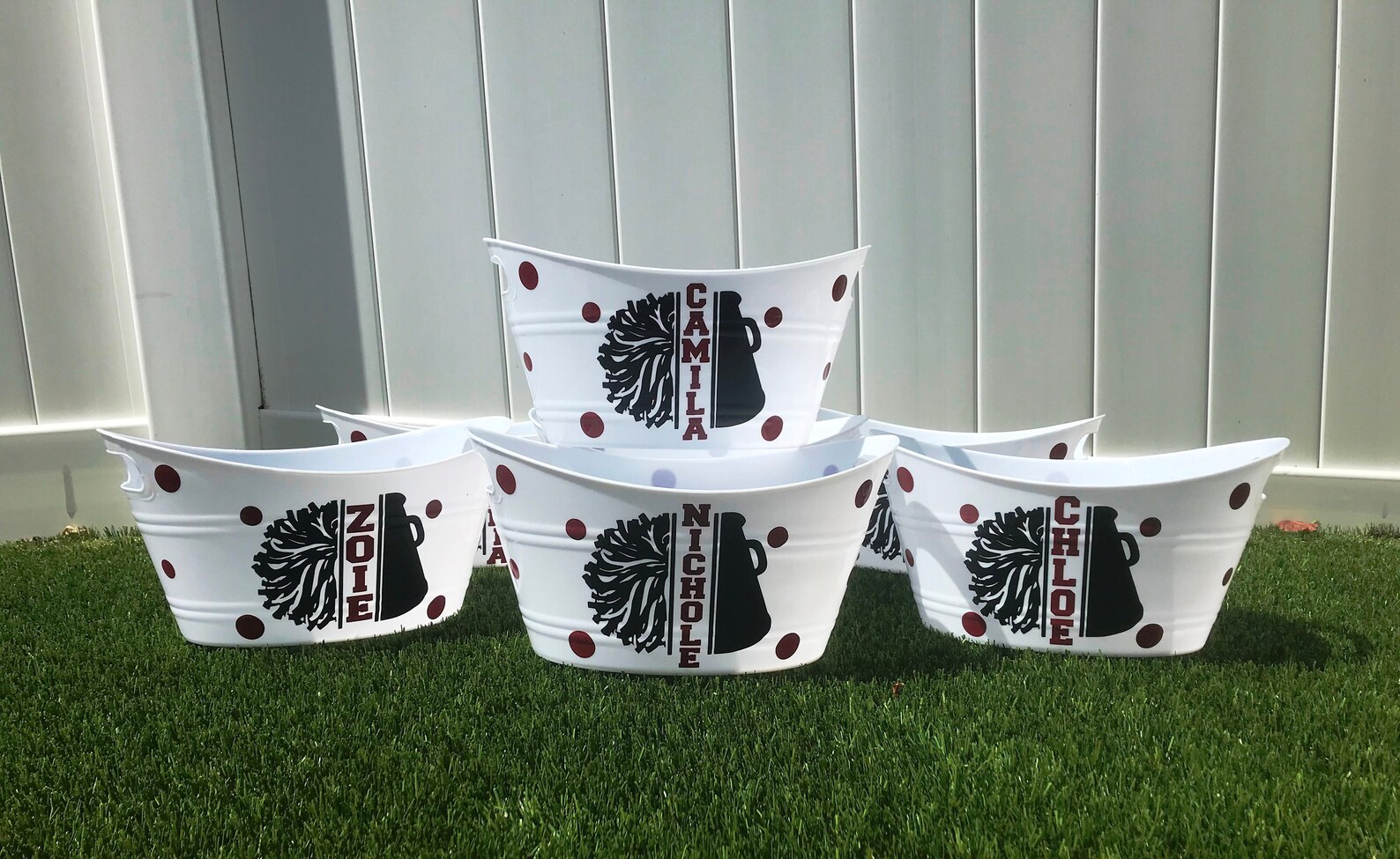 Personalized Gift Basket for Cheer Leader Bucket Senior Night - Etsy