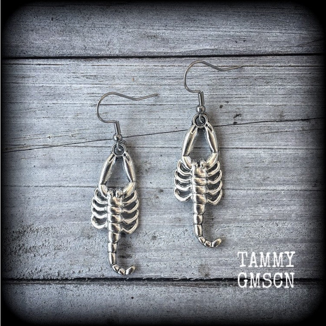 Scorpion Earrings Insect Earrings Bug Earrings Arachnid Earrings ...