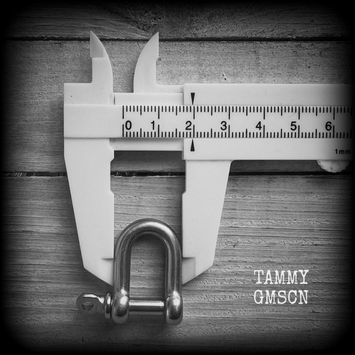 DIY Industrial D Shackles for Stretched Lobes ONE PAIR -short- 2 Gauge ...