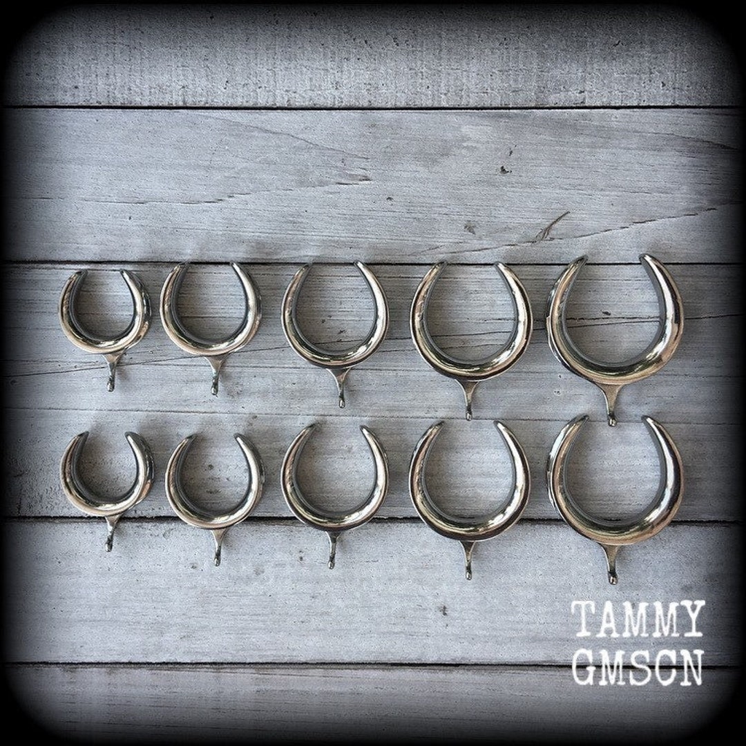 DIY Cradle Hooks Make Your Own Hanging Gauges Stretched Ears 2g 0g 00g ...