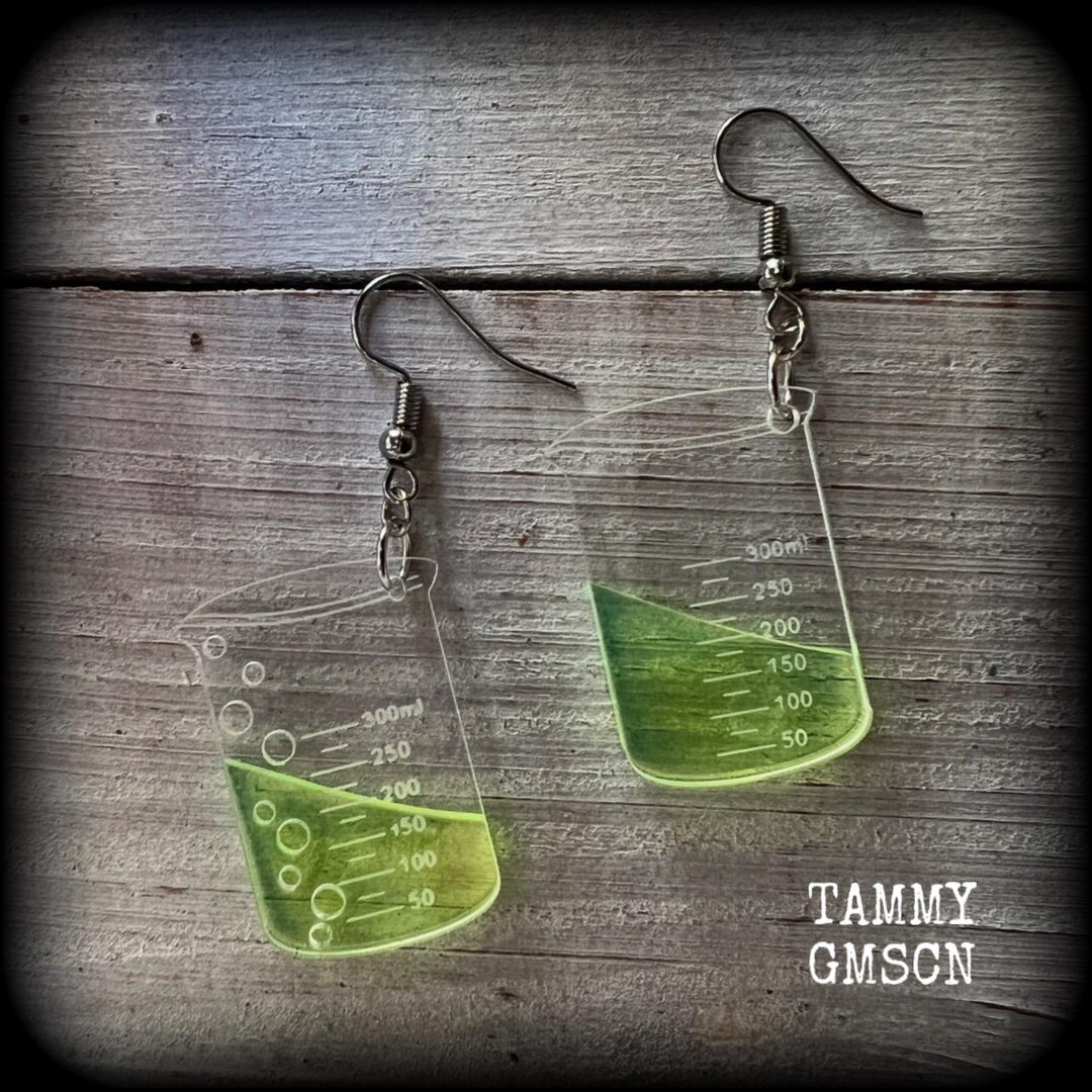 Chemistry Beaker Earrings Griffin Beakers Science Earrings Science Geek ...