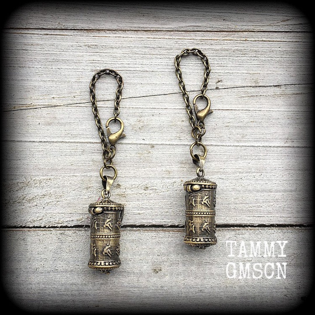 Urn Earrings Keepsake Earrings Ashes Urn Locket Stash Pot Prayer Box 6 ...