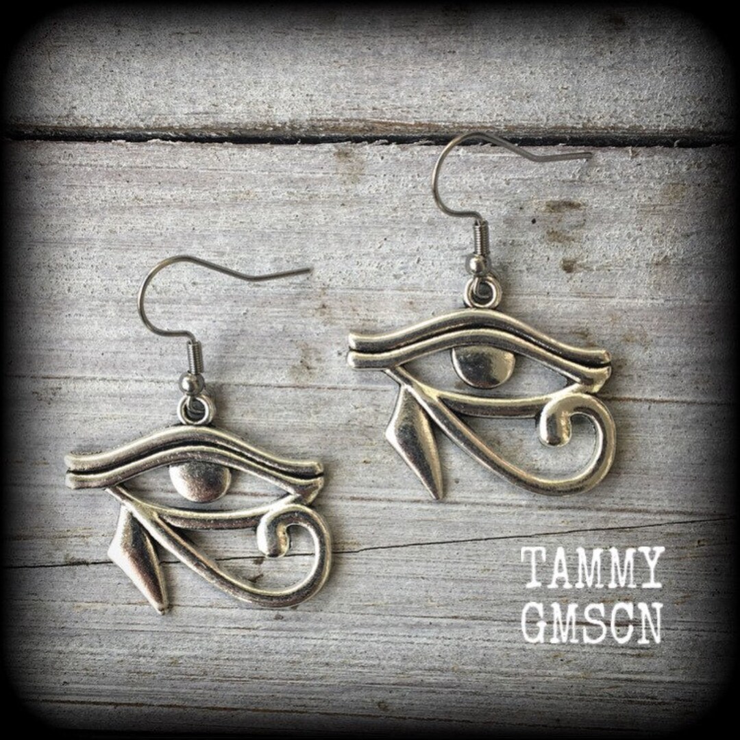 Eye of Ra Earrings Egyptian Earrings Eye of Horus Earrings Esoteric ...