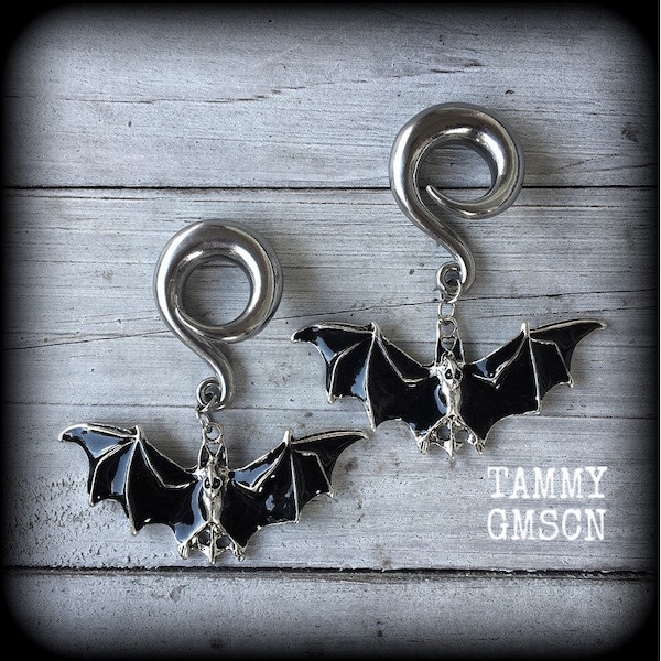 Bat Earrings - Etsy Australia