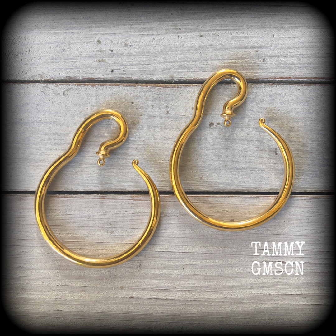 DIY Ear Hangers Make Your Own Earrings 8 Gauge Ear Hangers 6 Gauge Ear ...