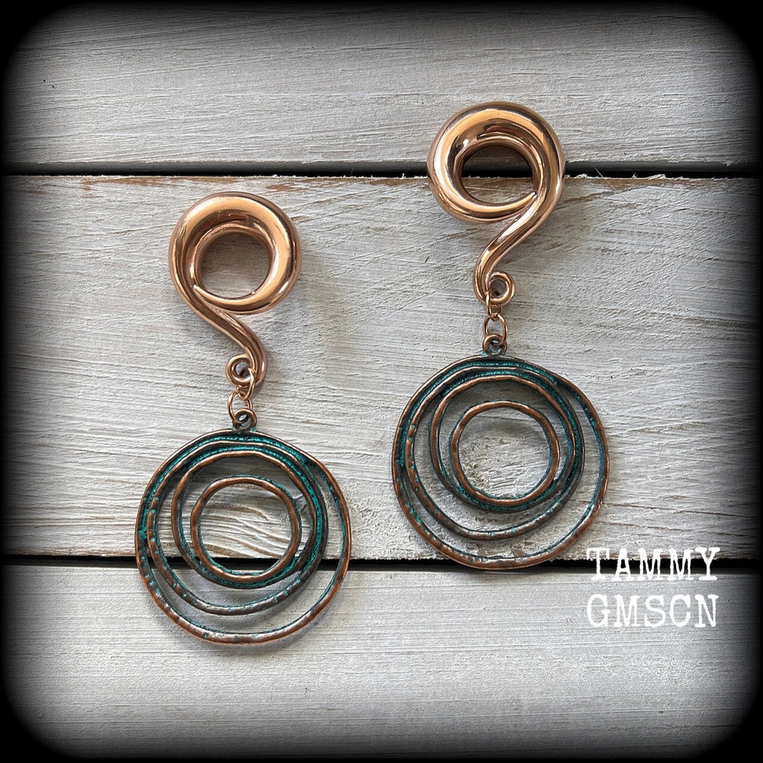 Ocean Rip Ear Weights 0 Gauge Ear Hangers Sea Hag 8mm Vertigo Ear ...