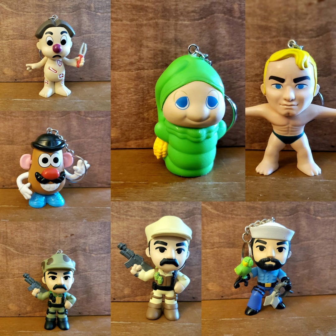 Retro Toys Keychain, Couple Keychains - Etsy