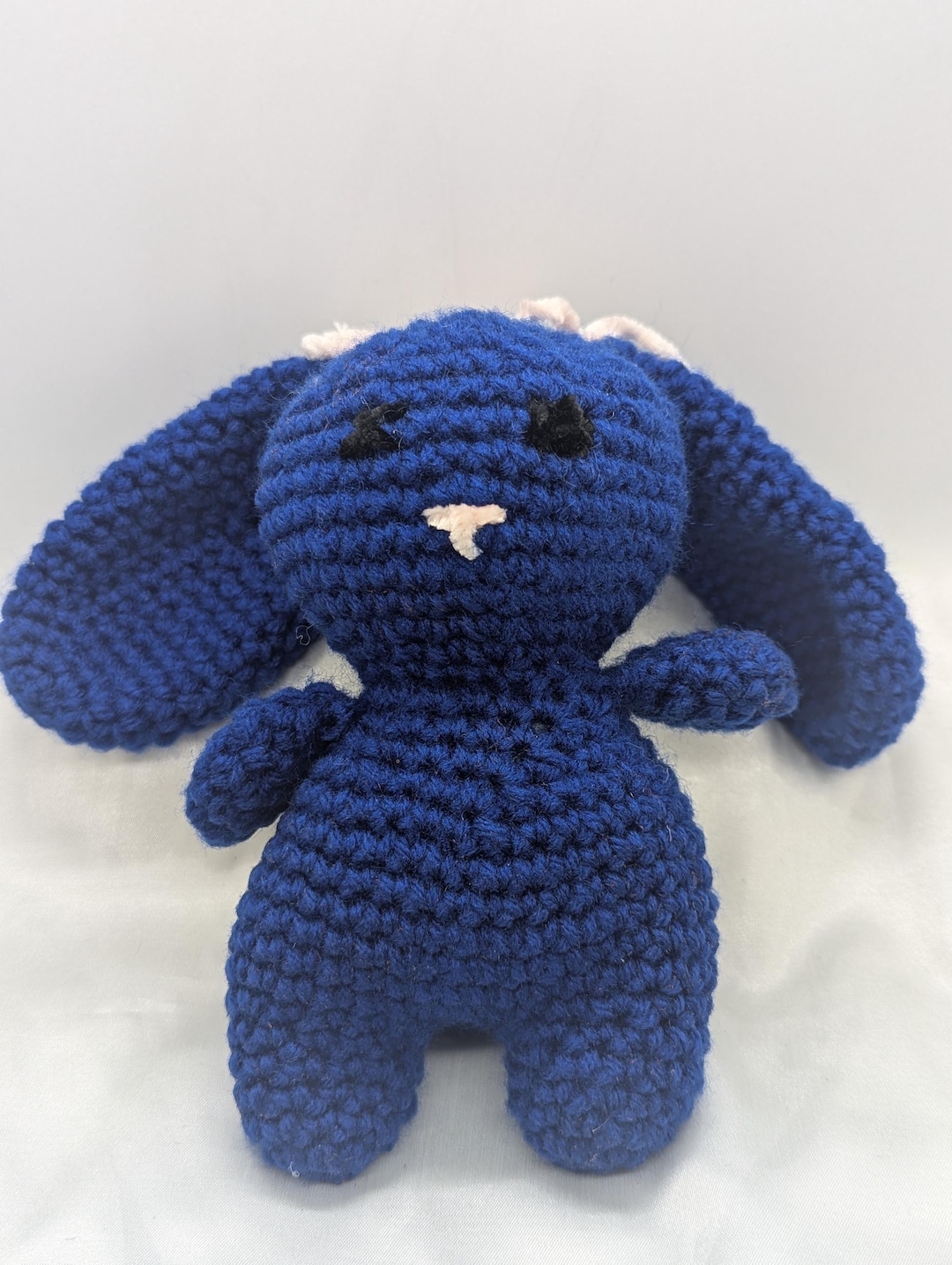 Handmade Crochet Blue Bunny – Soft Amigurumi Plush Toy - Etsy