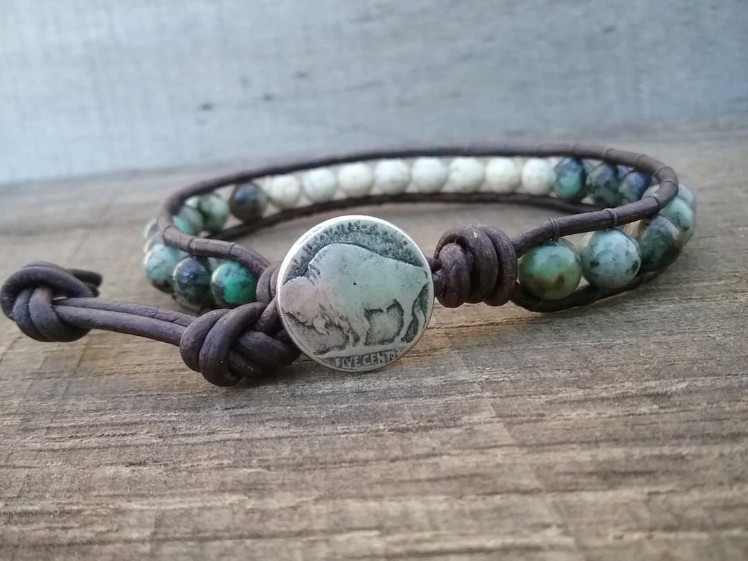 Native American Style Jewelry - Turquoise Bracelet - Mens Gift ...