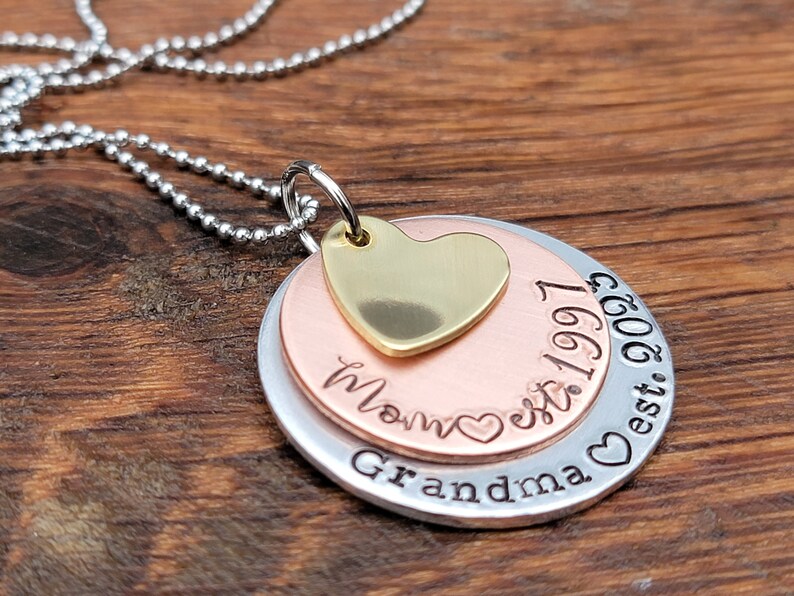 New Grandma Necklace - Grandmother Gift - Mothers Day Gift - Etsy