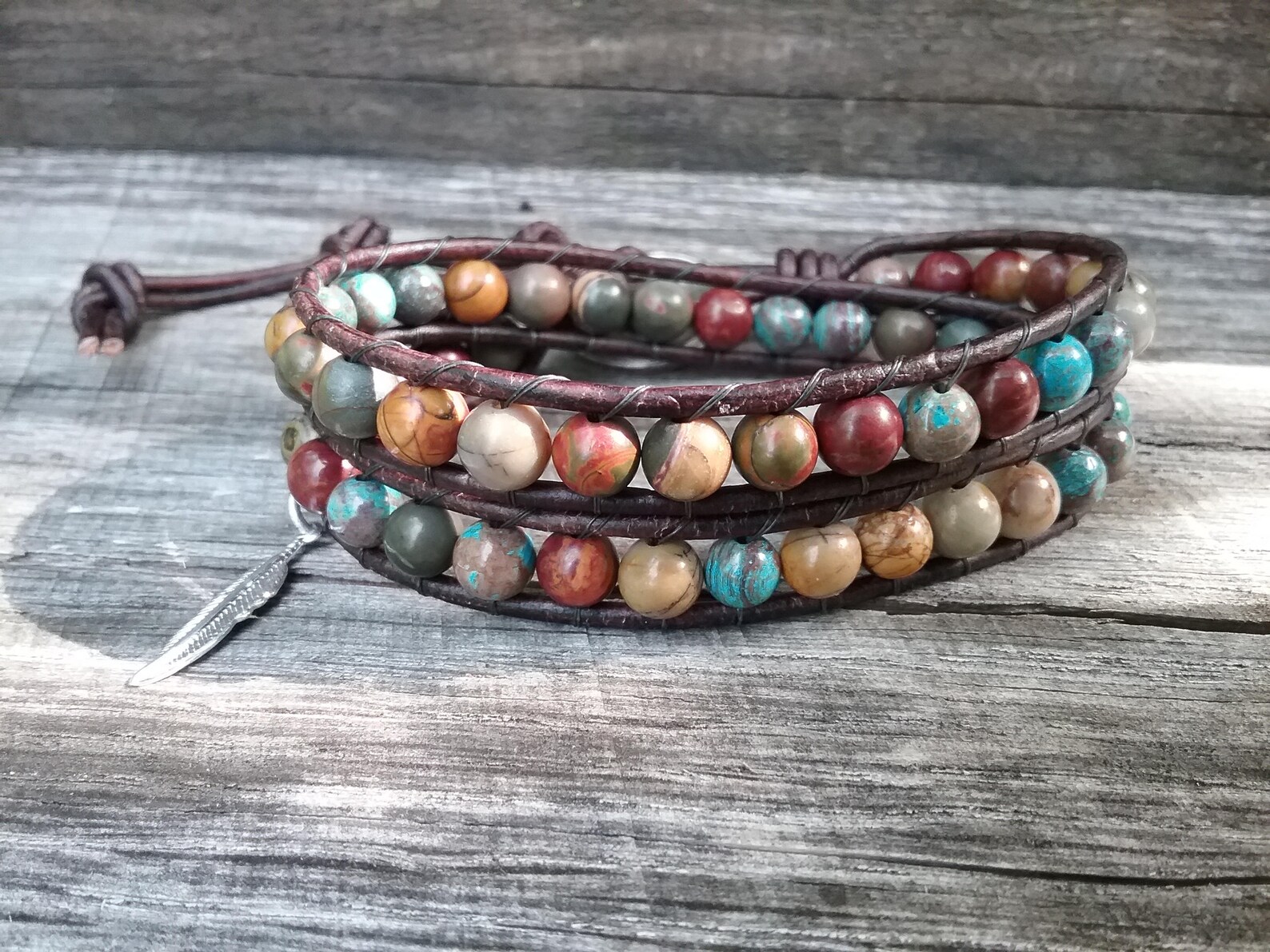 Native American Style Jewelry Beaded Bracelet Mens Jewelry - Etsy