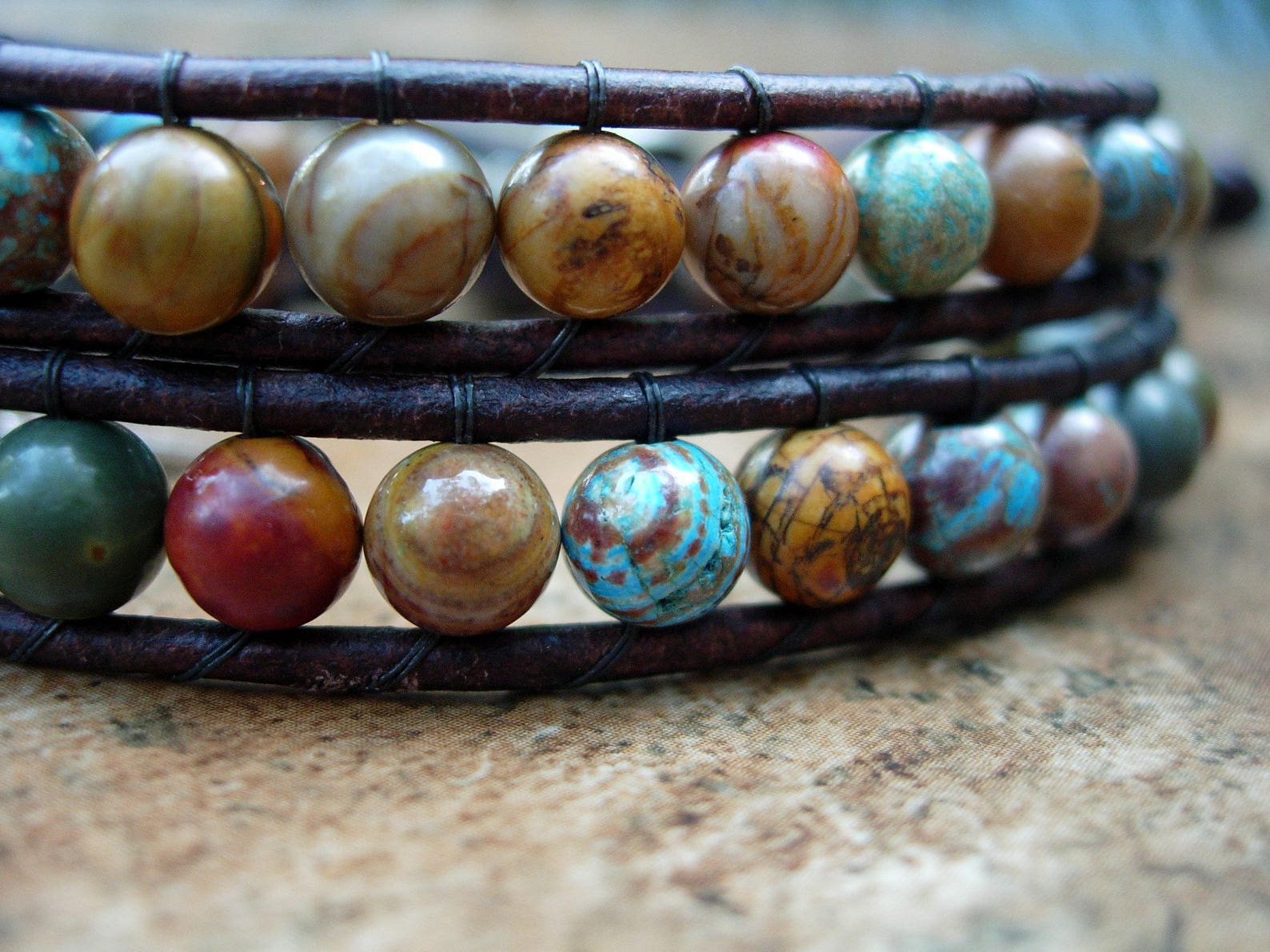 Native American Style Jewelry Beaded Bracelet Mens Jewelry - Etsy