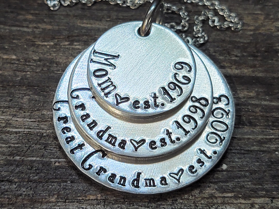 New Great Grandma Necklace - Mother's Day Gift - New Grandma Gift - New ...