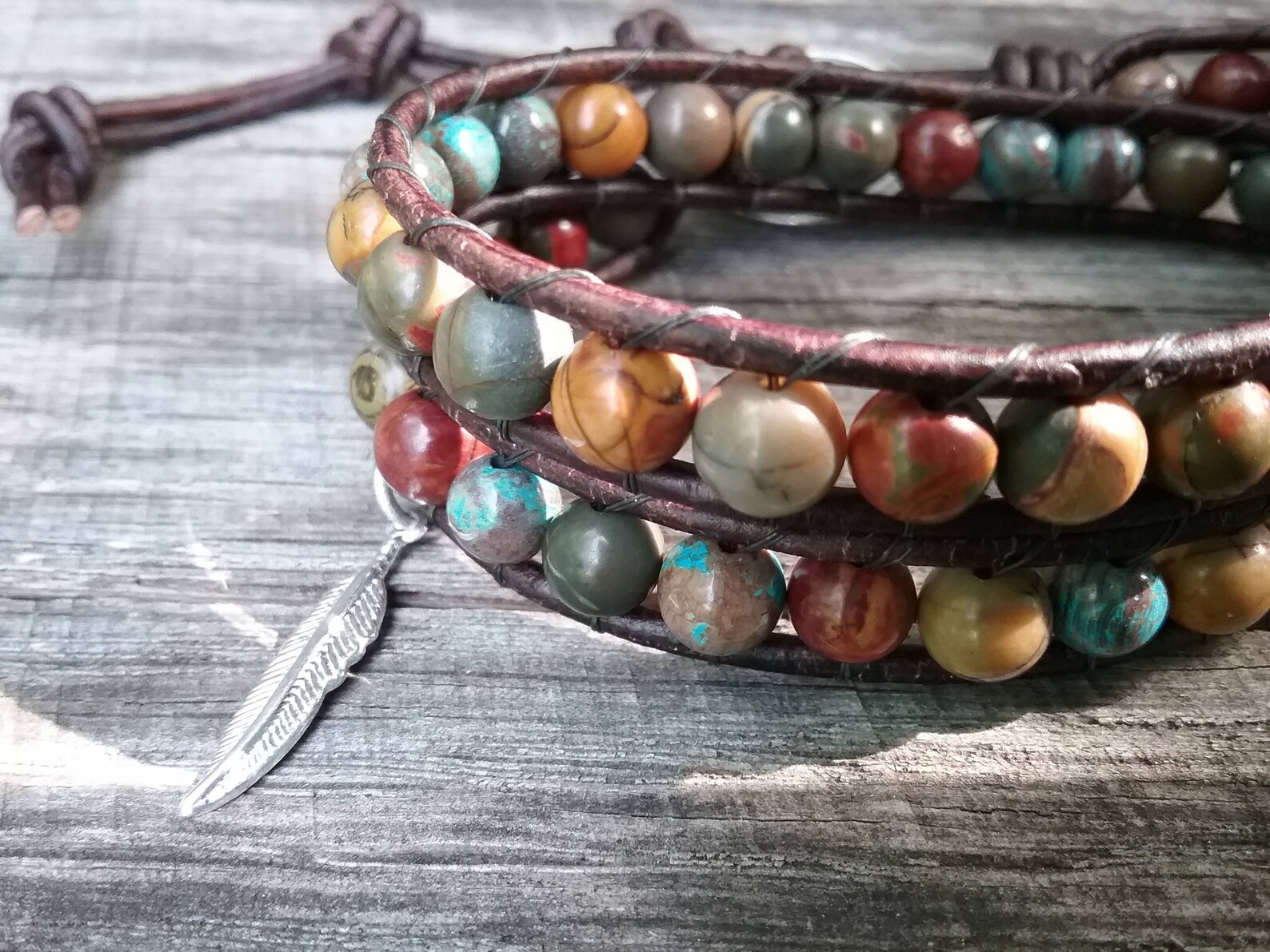 Native American Style Jewelry Beaded Bracelet Mens Jewelry - Etsy