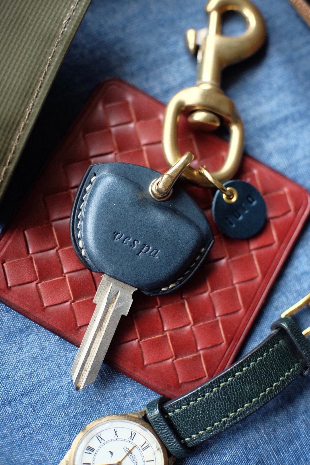 Vespa Keycover, Keychain for Vespa, Uniqe Vespa Keycover, Handmade ...