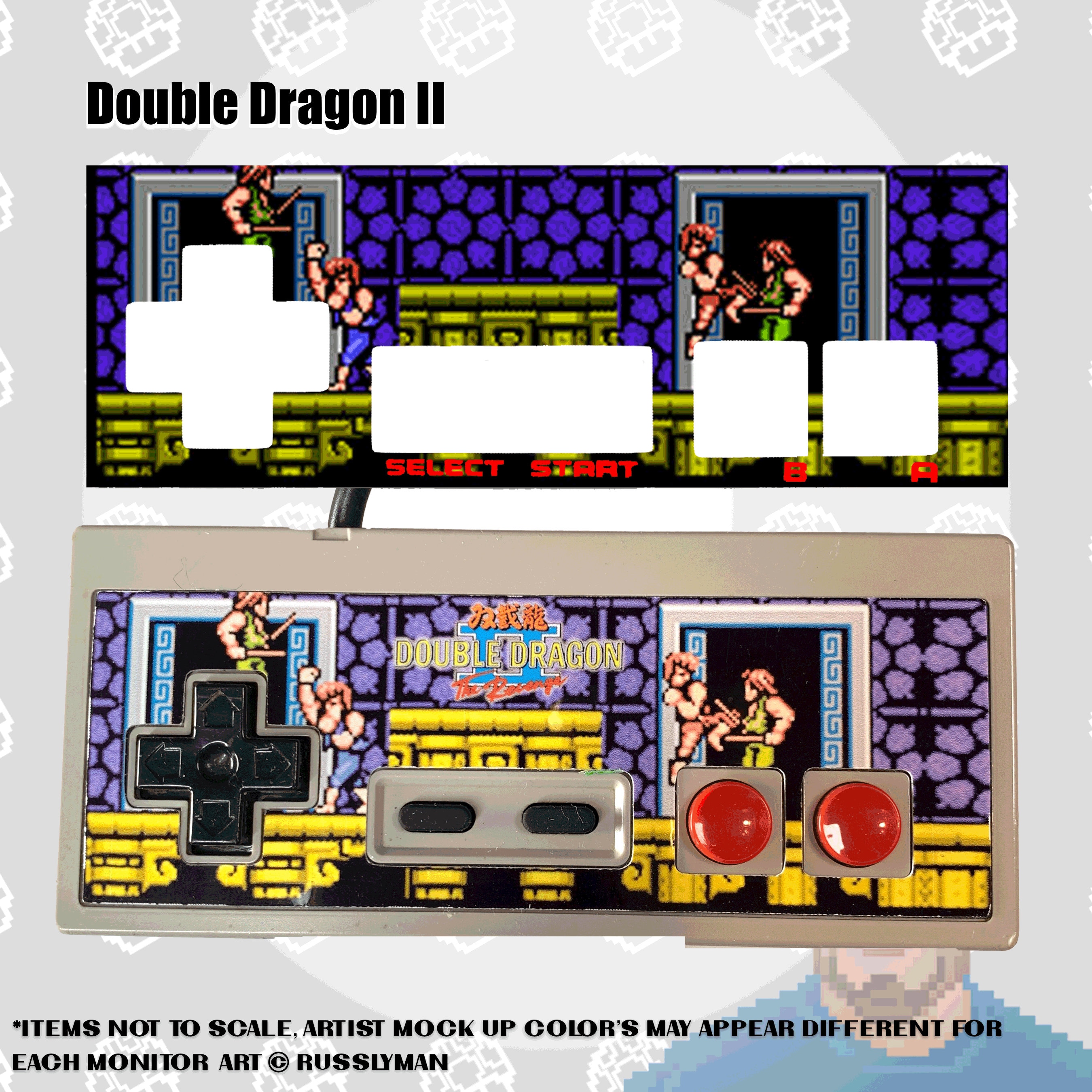 Custom NES Vinyl Overlay Sticker for a Retro NES Controller (batch 3 ...