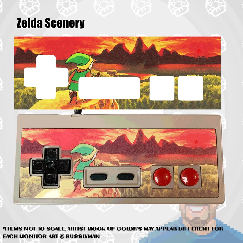 Custom NES Vinyl Overlay Sticker for a Retro NES Controller - Etsy