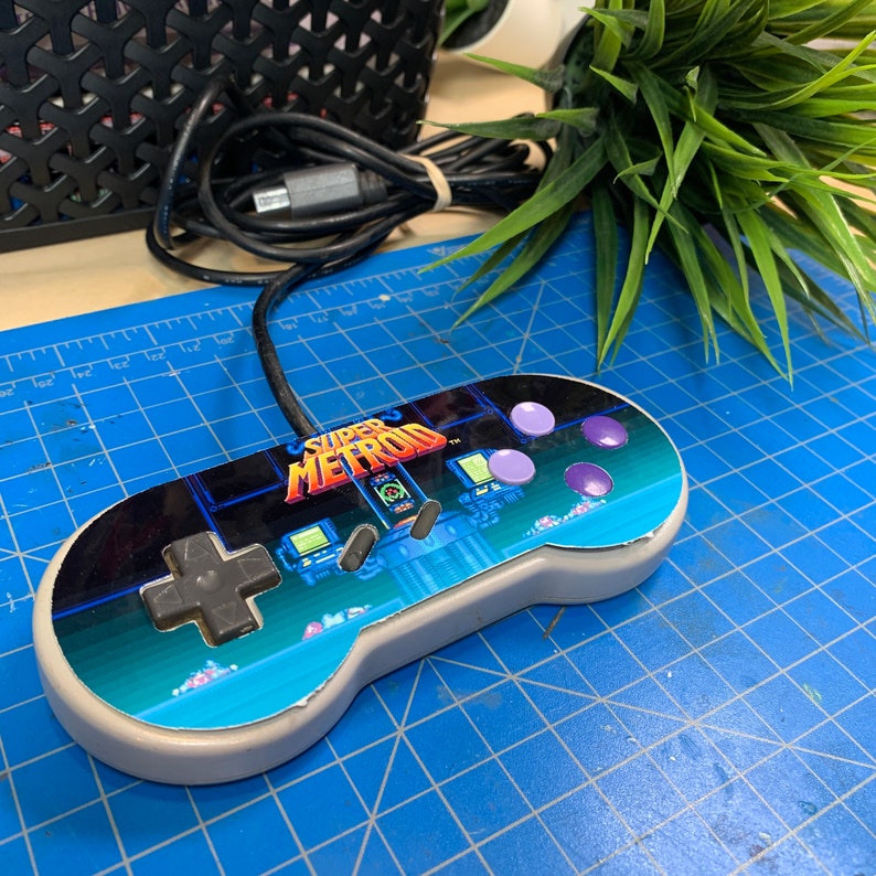 Custom SNES Vinyl Overlay Sticker for a Retro SNES Controller (batch 1) - Etsy
