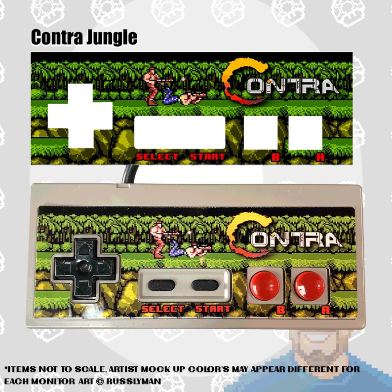 Custom NES Vinyl Overlay Sticker for a Retro NES Controller (batch 3 ...
