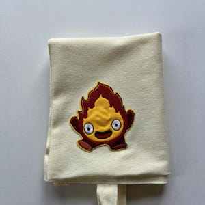 Calcifer Fan Art Tote Bag | Howl's Moving Castle Tote Bag | Anime Tote ...