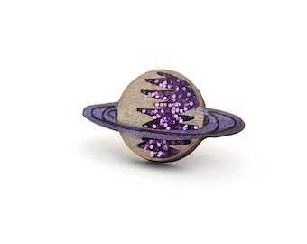 Saturn Pin | Etsy