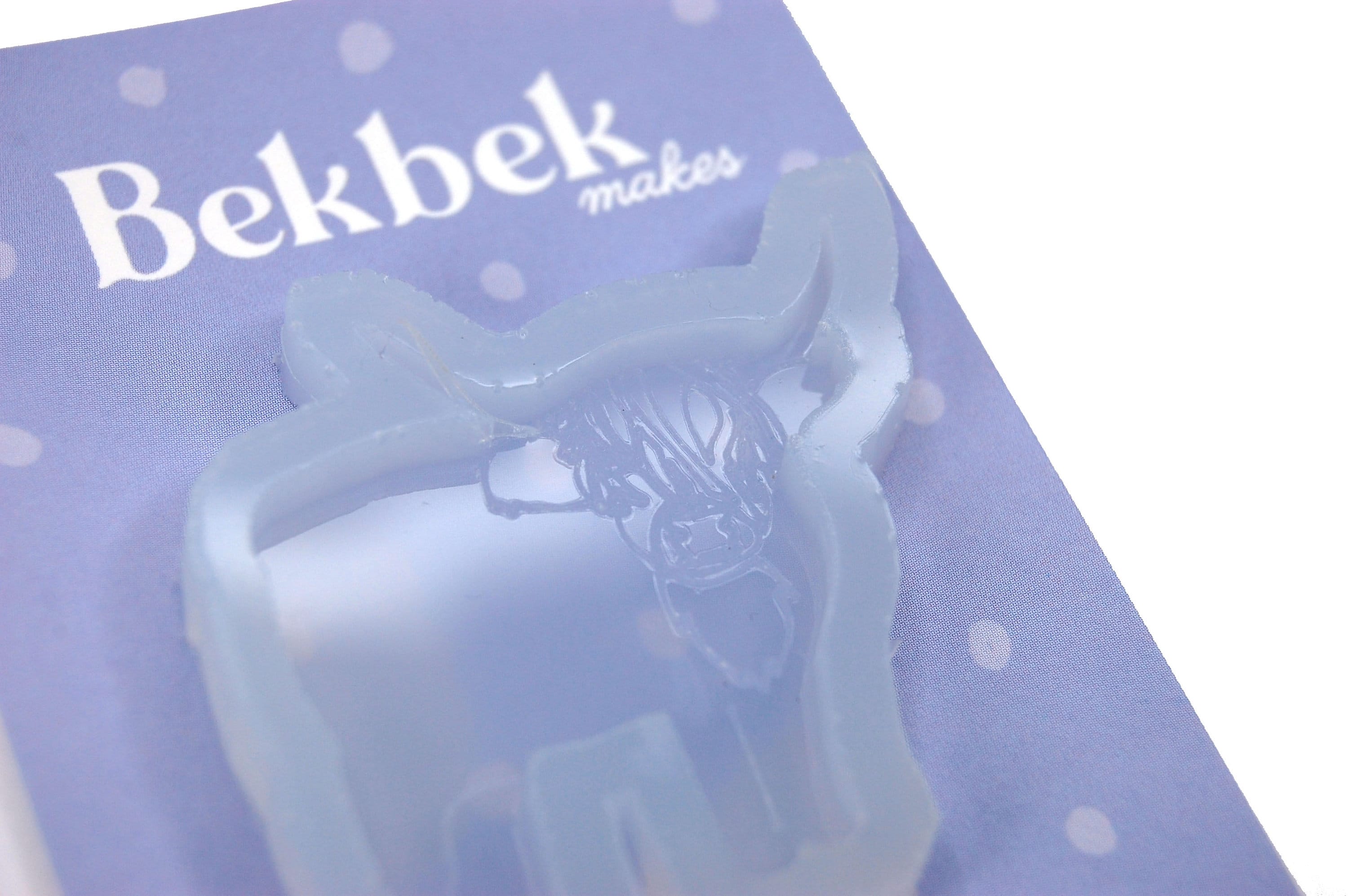 Highland Cow Standing Reusable Silicone Medium Mould for UV Resin ...