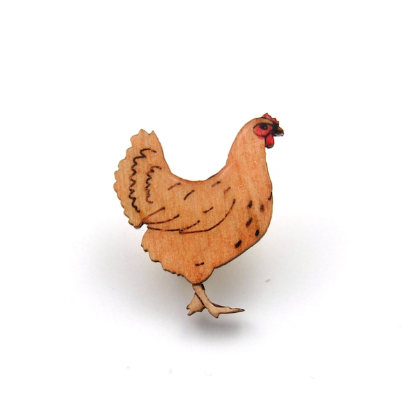 Chicken Pin - Etsy